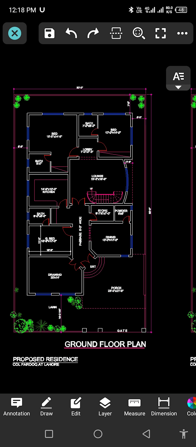 Design building 2d and 3d floor plan in autocad by Amirsaeed410 | Fiverr