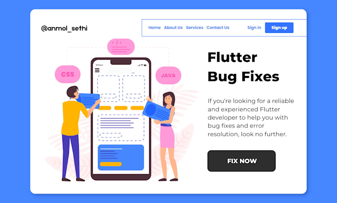 Expertly Fix Bugs And Errors In Your Flutter App By Anmol Sethi Fiverr