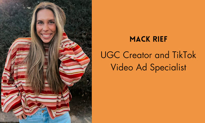 Create ugc tiktoks or other social media videos by Mackrief | Fiverr