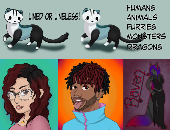 Draw digital art commissions furry, human, fantasy, etc by Shaymills95 ...