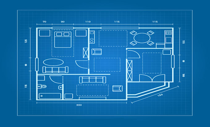 Draw or redraw floor plan by Ahmmedshaban | Fiverr