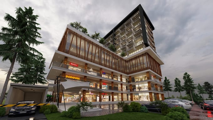 Create architectural 3d models, 3d rendering by Qualisforti | Fiverr