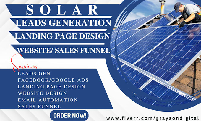 Solar leads lead generation solar energy solar landing page website ...