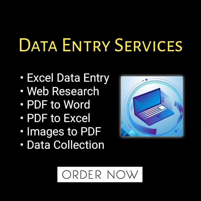 Data entery in excel,word and copy paste work,virtual assistant by ...
