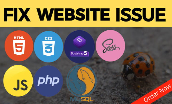 Fix your website issues and bugs in limited time by Razacodess | Fiverr Fix your website issues and bugs in limited time by Razacodess | Fiverr