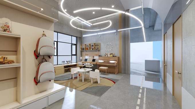 Creat full 3d model concept and realistic rendering by Trinhgianam | Fiverr