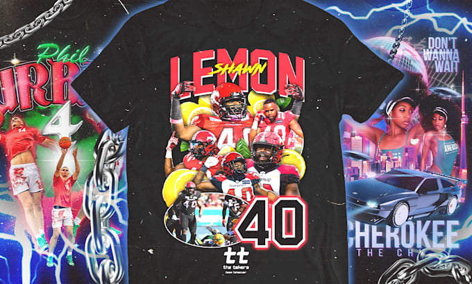 Design graphic bootleg t shirt design or hoodie by Lavidhiarsyad | Fiverr