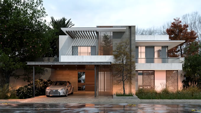 Design and produce 3d photo realistic exterior renders by Blkarc_studio ...