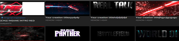 Create intro outro for youtube twitch etc by Sayam5 | Fiverr