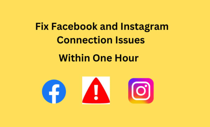 Fix facebook and instagram integration or connection issues by Dme360 | Fiverr
