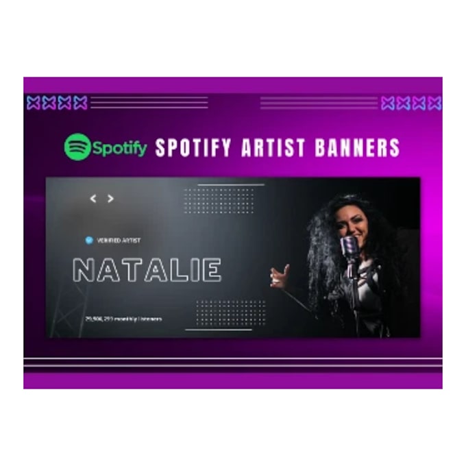 Design a spotify artist banner for your profile by Rayan357 | Fiverr