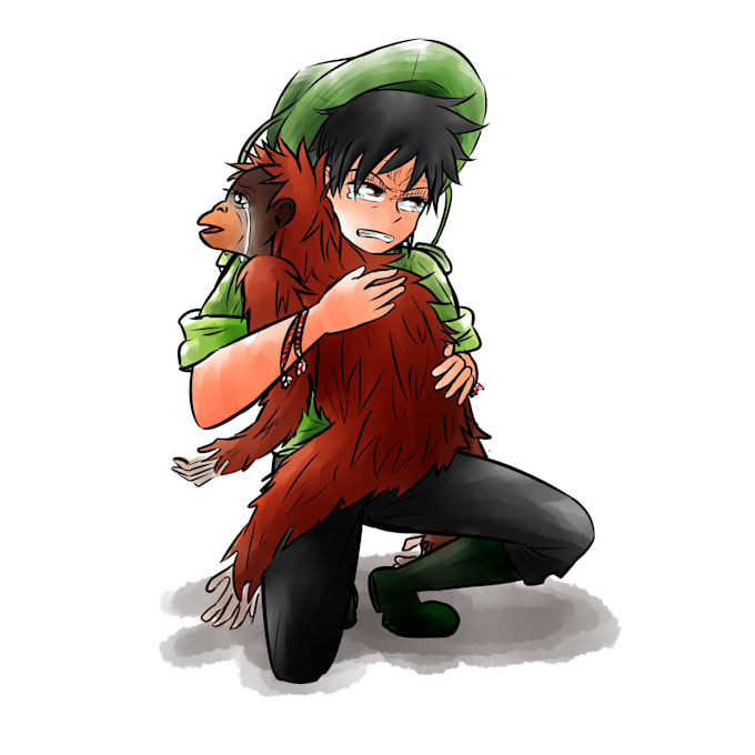 Draw your fav photos into anime style in 24 hours by Wiwaha7 | Fiverr