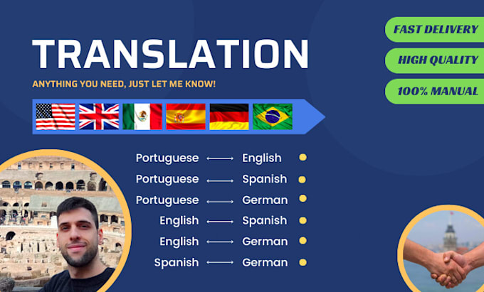 Translate english, spanish, brazilian portuguese and german by Vpadilha ...