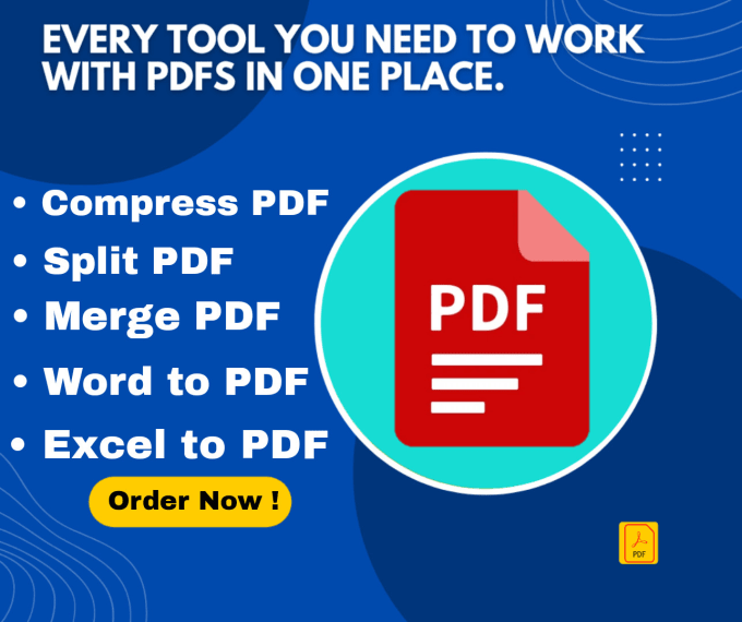 Compress, merge, split, and convert pdf files by Akbarr100 | Fiverr