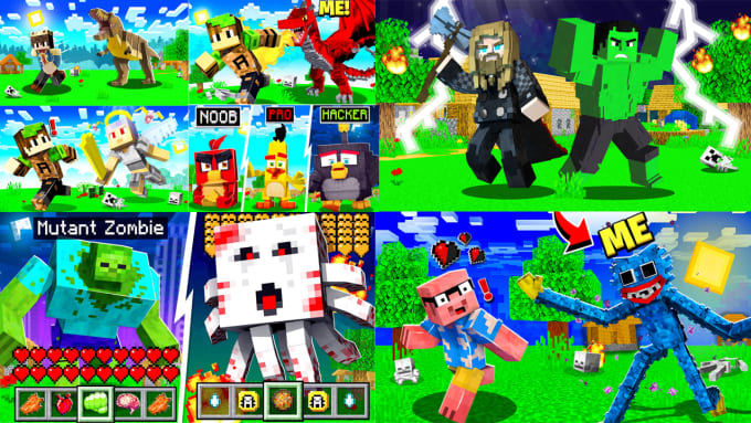 Make professional minecraft 2d thumbnails by Soocket | Fiverr Make professional minecraft 2d thumbnails by Soocket | Fiverr