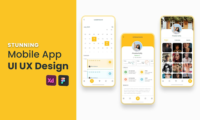 Design ui ux for your mobile app or website in figma or xd by ...