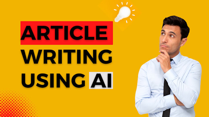 Write seo optimized article for you using ai by Ghufranva1 | Fiverr
