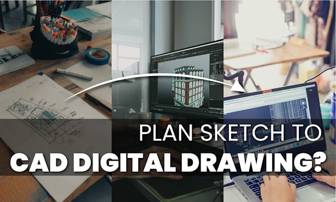 Convert your image pdf or sketch drawing to autocad by Sherazinaveed ...