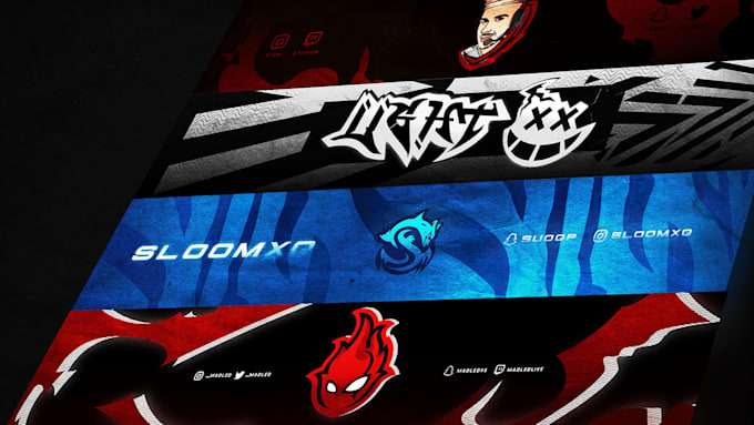 Do an amazing gaming banner by Yudzuki | Fiverr