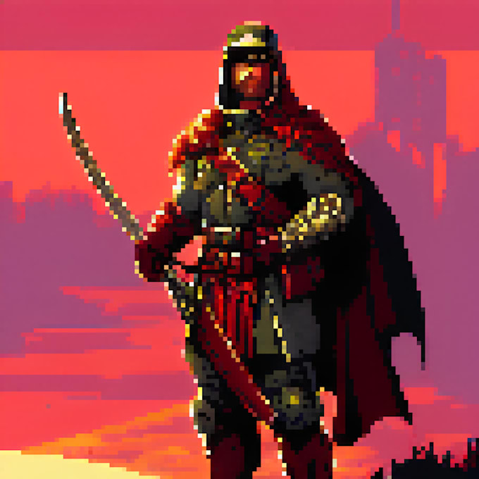 Make an pixel art of everything you want, by Cryswolf23 | Fiverr