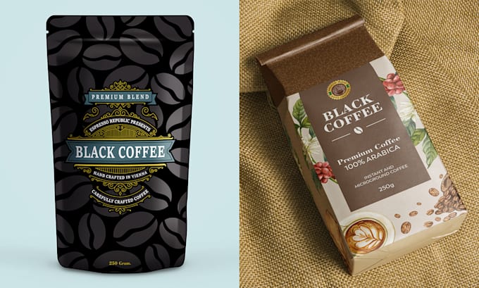 Design coffee packaging, coffee bag, coffee label, coffee pouch and ...