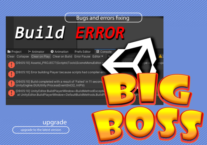 Fix Errors Bugs And Upgrade Your Unity Project By Ywcdev Fiverr