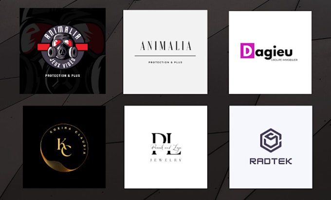 Do minimalist modern and business logo design by Youssefboukhliq | Fiverr