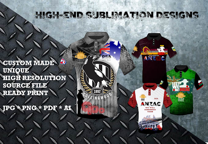Create best t shirt sublimation design by Beardbald | Fiverr