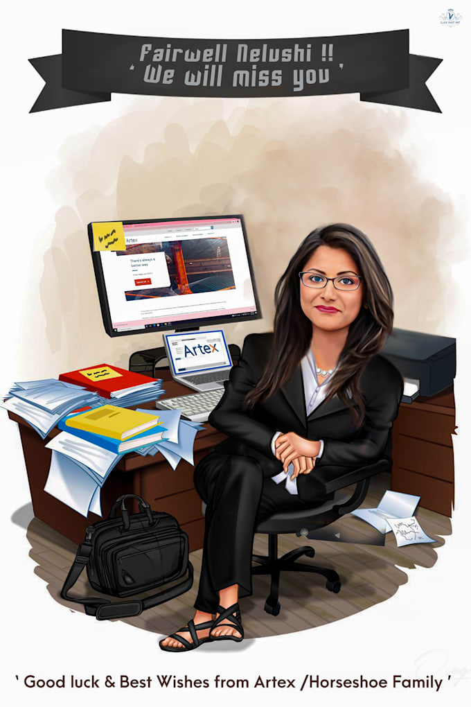 how to draw caricatures on computer