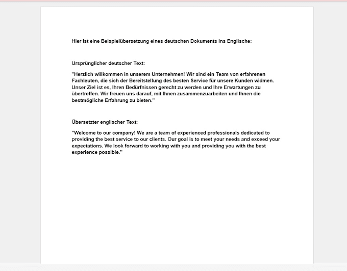 Multilingual translation document translation by Denzbenz627 | Fiverr