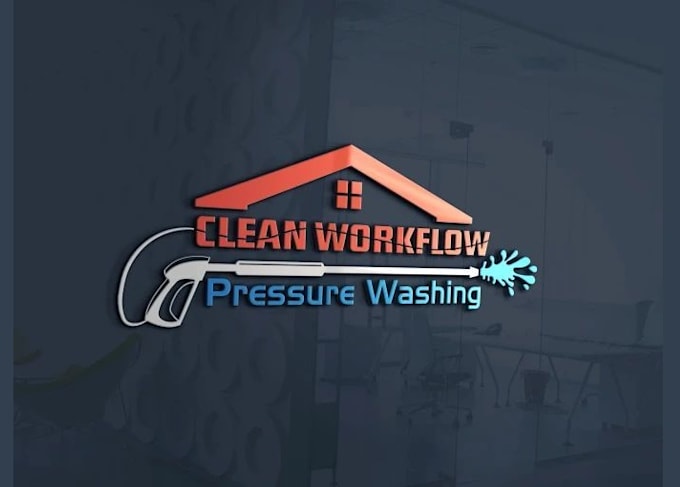 Design pressure washing cleaning service power washing logo by Wendy ...