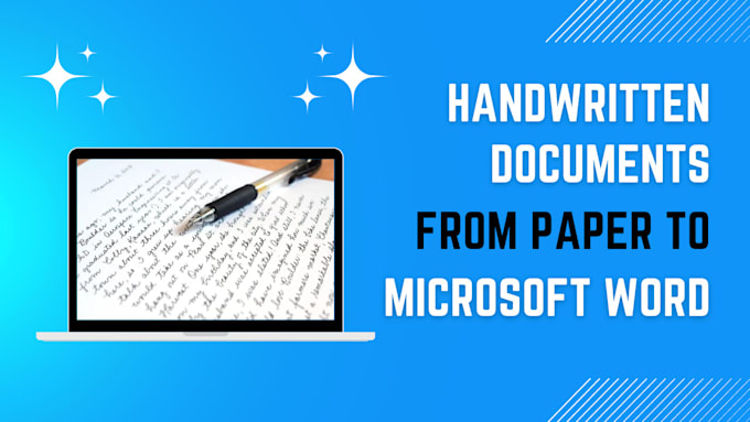 Type your handwritten document by Traecogo | Fiverr