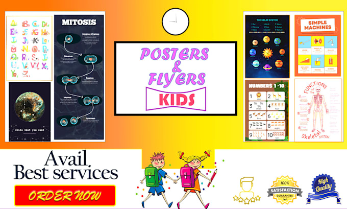 Design posters and flyers for kids and classroom by M4graphicdesign ...