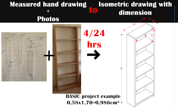 Create isometric drawings of your furniture by Asliarch | Fiverr