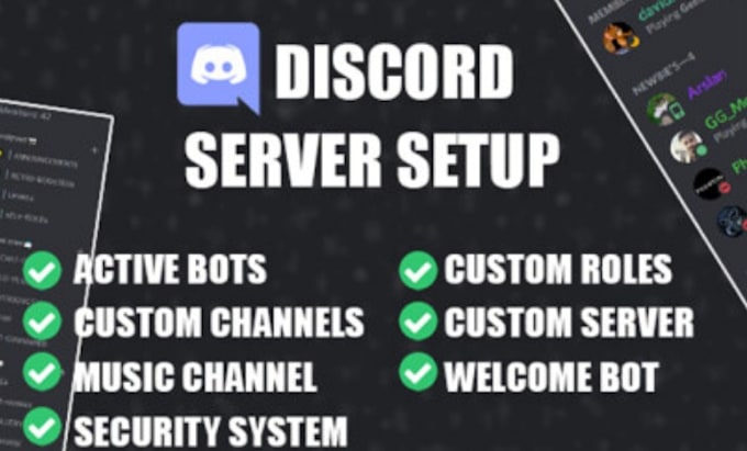Create a custom discord server by Japper_ | Fiverr