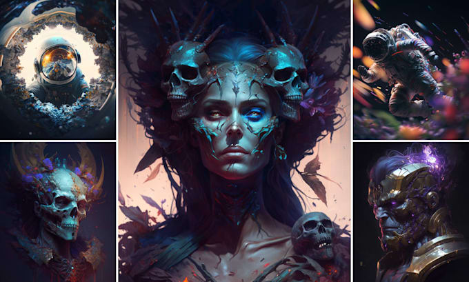 Create concept art using ai midjourney by Danilmarkov | Fiverr