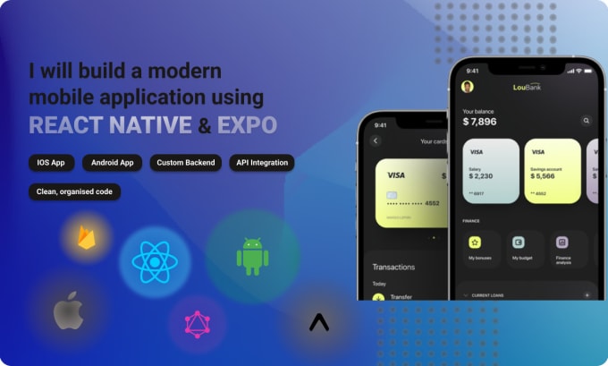 Create An Android And Ios Application Using React Native By Younesbnlmoudn Fiverr