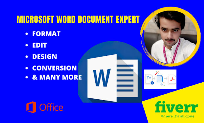 Create, edit, design, and format microsoft word document by ...