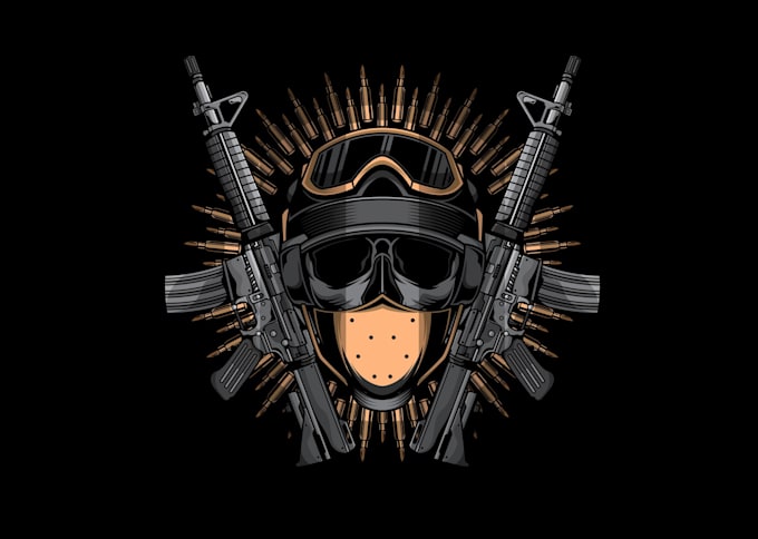 Design Gorgeous Gun Logo By Davon Torphy Fiverr