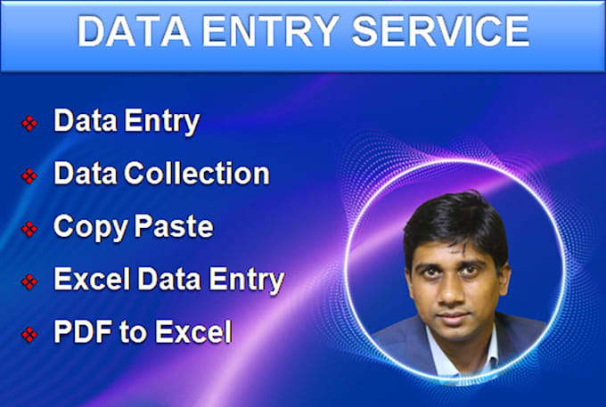 Do data entry, excel, pdf convert, copy paste work by Ibrahim_data | Fiverr