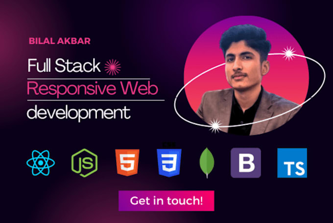 Build you a stunning full stack website by Bi1alakbar | Fiverr