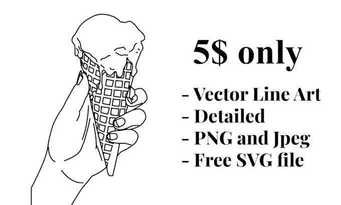 Draw your photo into line art vector illustration by Kukuh_studio | Fiverr