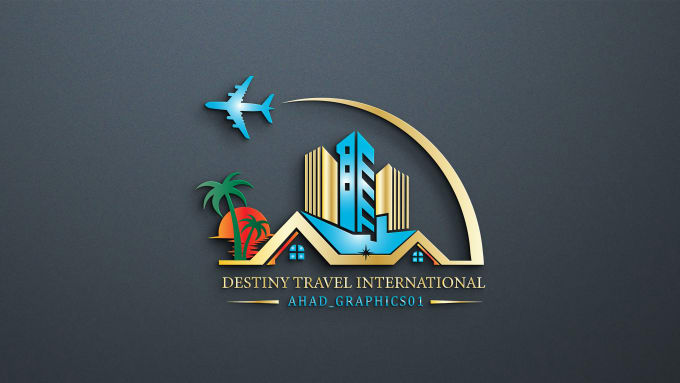 Design a travel and hotel tour travel agency logo for you by Ahad graphics01 Fiverr