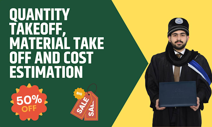 Do quantity takeoff, material takeoff and cost estimation by Naumanalikhan19 | Fiverr