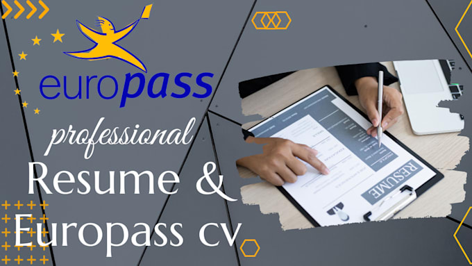 Prepare your professional europass cv or cover letter by Shahzaibriaz12 | Fiverr