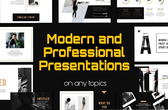 Professional powerpoint presentation design by Docanita | Fiverr
