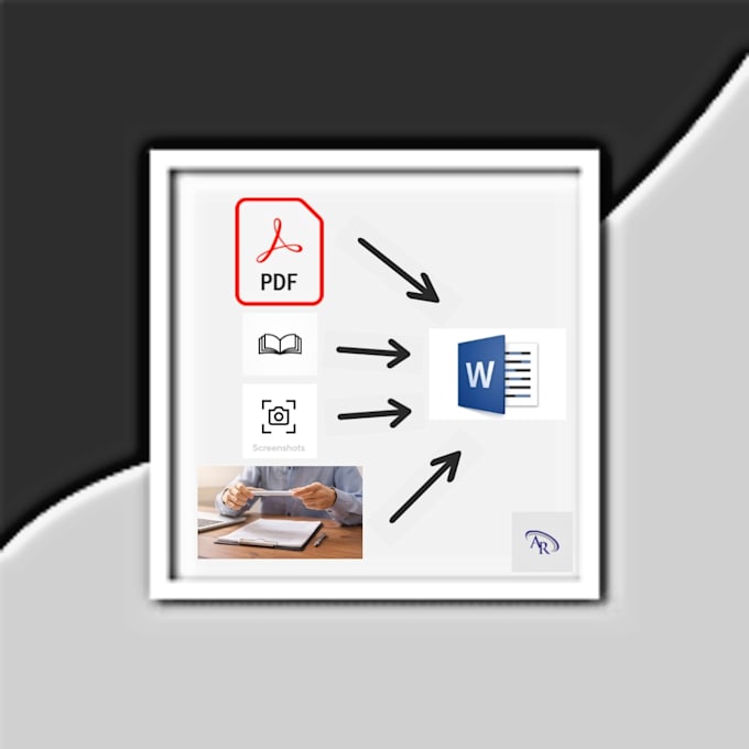 Convert your files into word document by Andrijacg | Fiverr