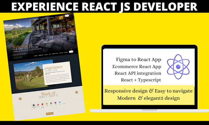 Convert figma to react, tailwind css, design react app, react website typescript by Honour2600 ...