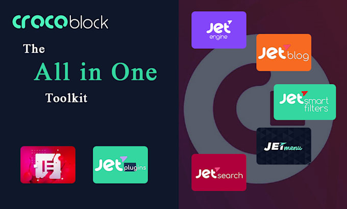 Sea su experto en motores a reacción crocoblock y elementor pro