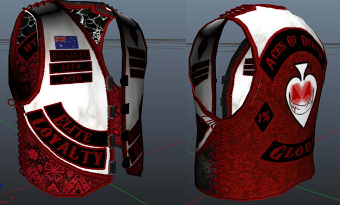 Make high quality mc vests and other clothing for fivem by ...